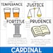 Theological and Cardinal Virtues Posters - Etsy