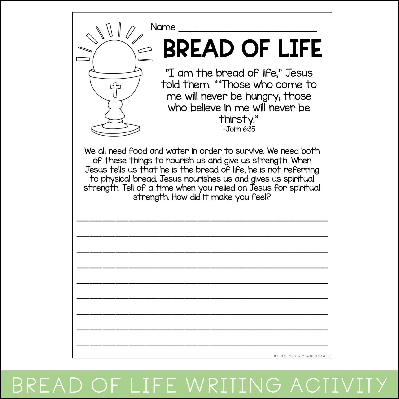 Eucharist Collaborative Poster | First Communion - Etsy