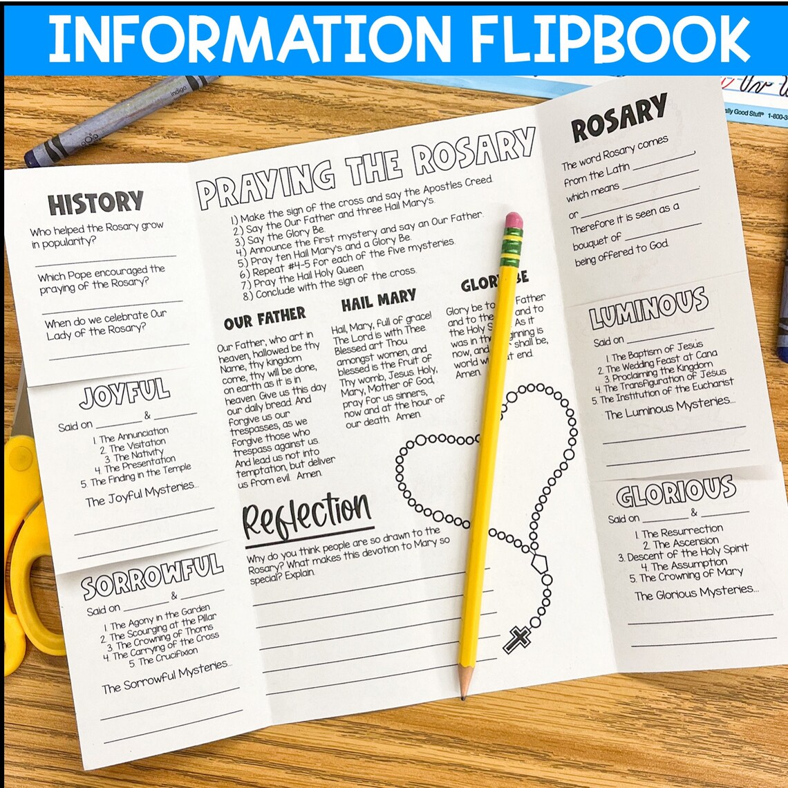 Rosary Activity Our Lady of the Rosary - Etsy