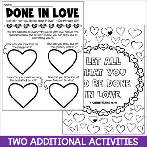 Valentine's Day Collaborative Poster | Catholic - Etsy