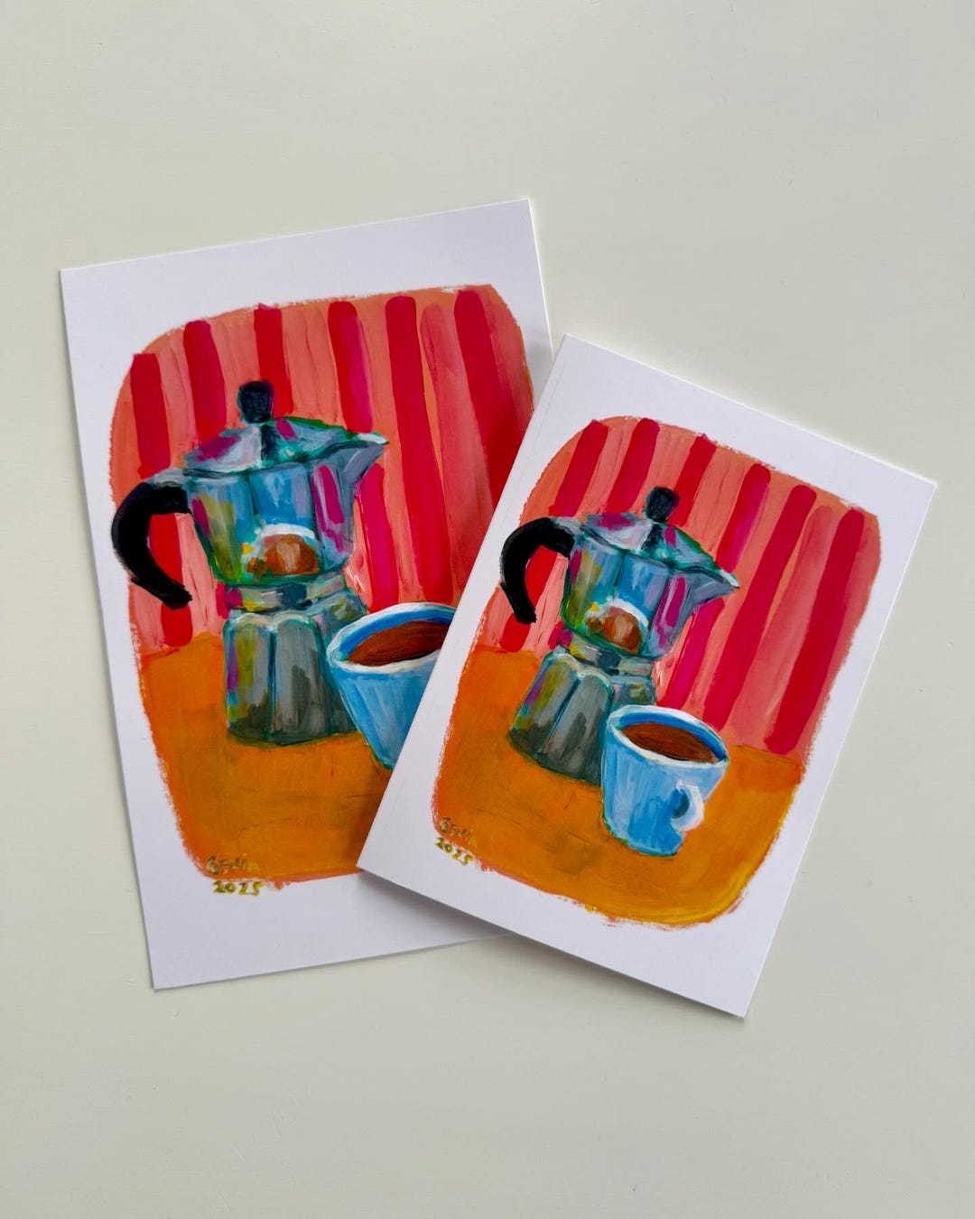 Moka Pot Greeting Cards and Prints - Etsy