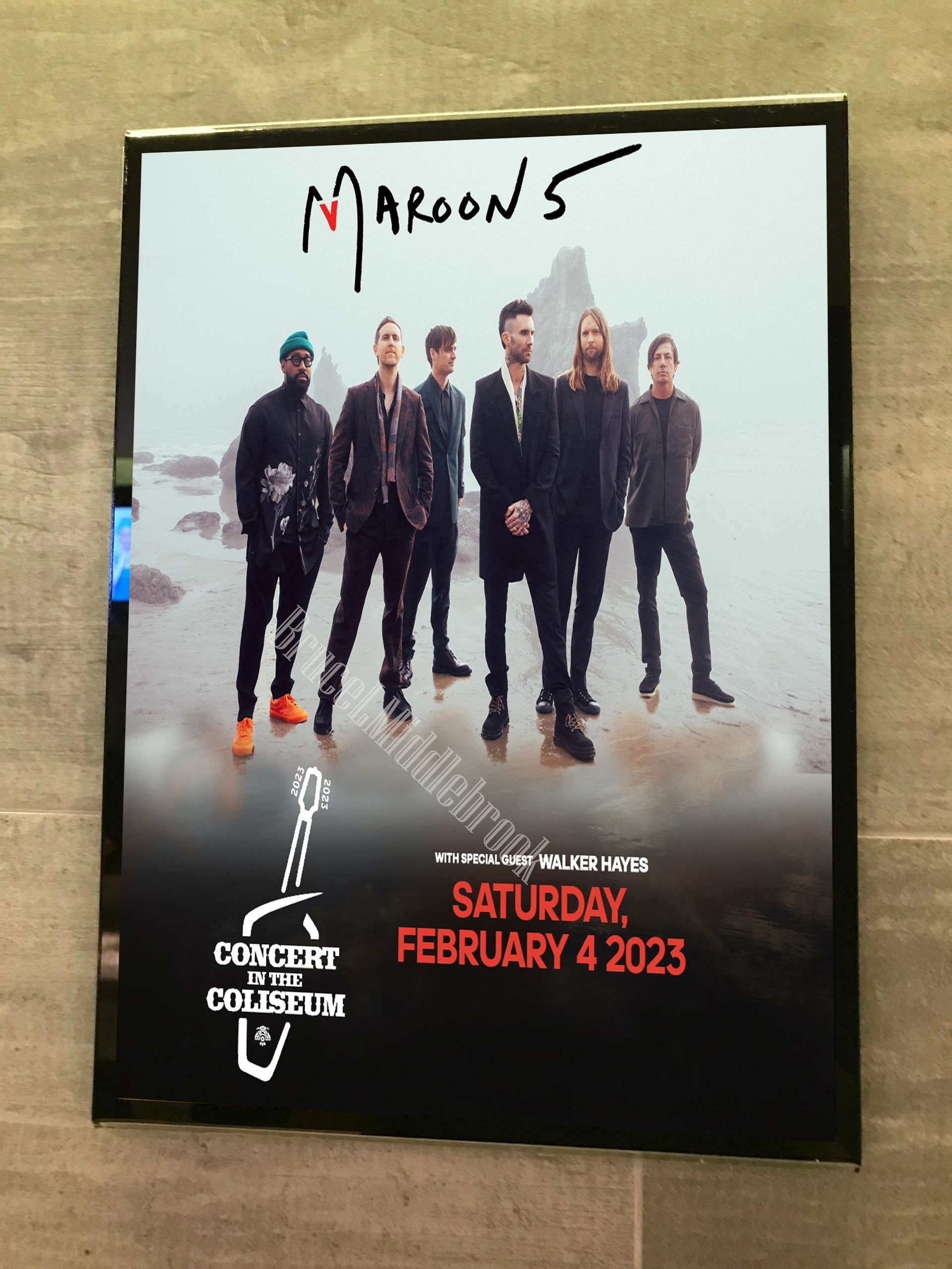 Maroon 5, Concert In The Coliseum Poster