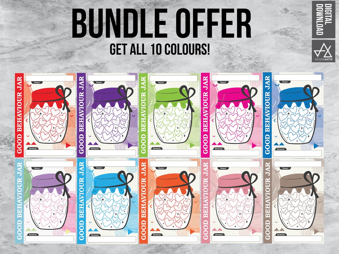 BUNDLE - Behaviour Rewards Jar, Classroom, Teacher, ADHD, Rewards Jar ...
