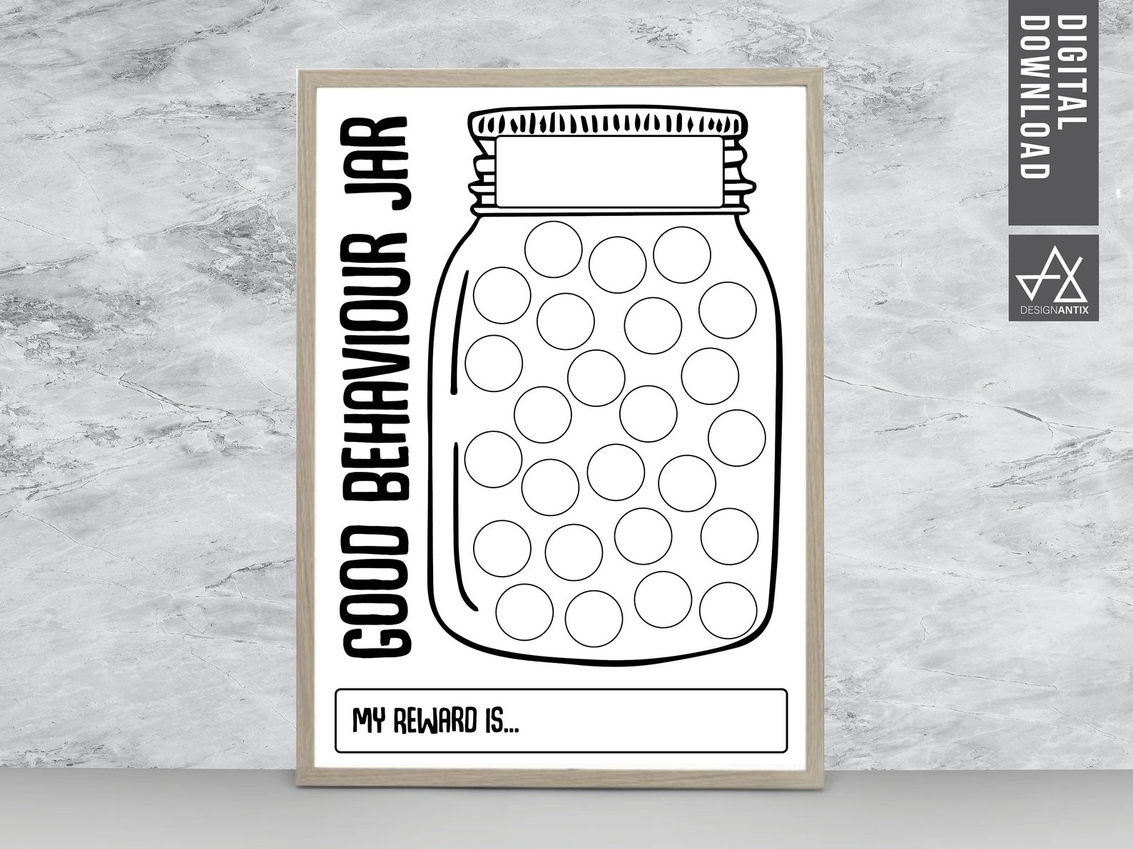 Behaviour Rewards Jar, Classroom, Teacher, ADHD, Rewards Jar, Instant ...