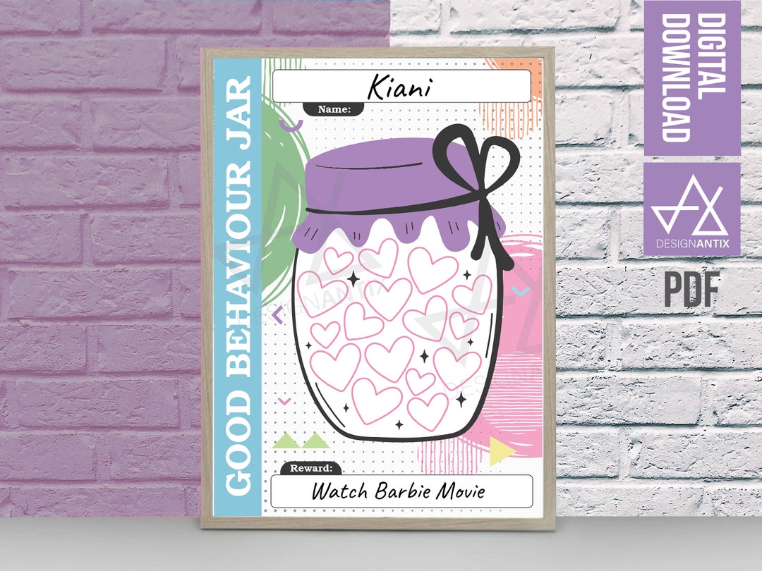 Behaviour Rewards Jar, Classroom, Teacher, ADHD, Rewards Jar, Instant ...