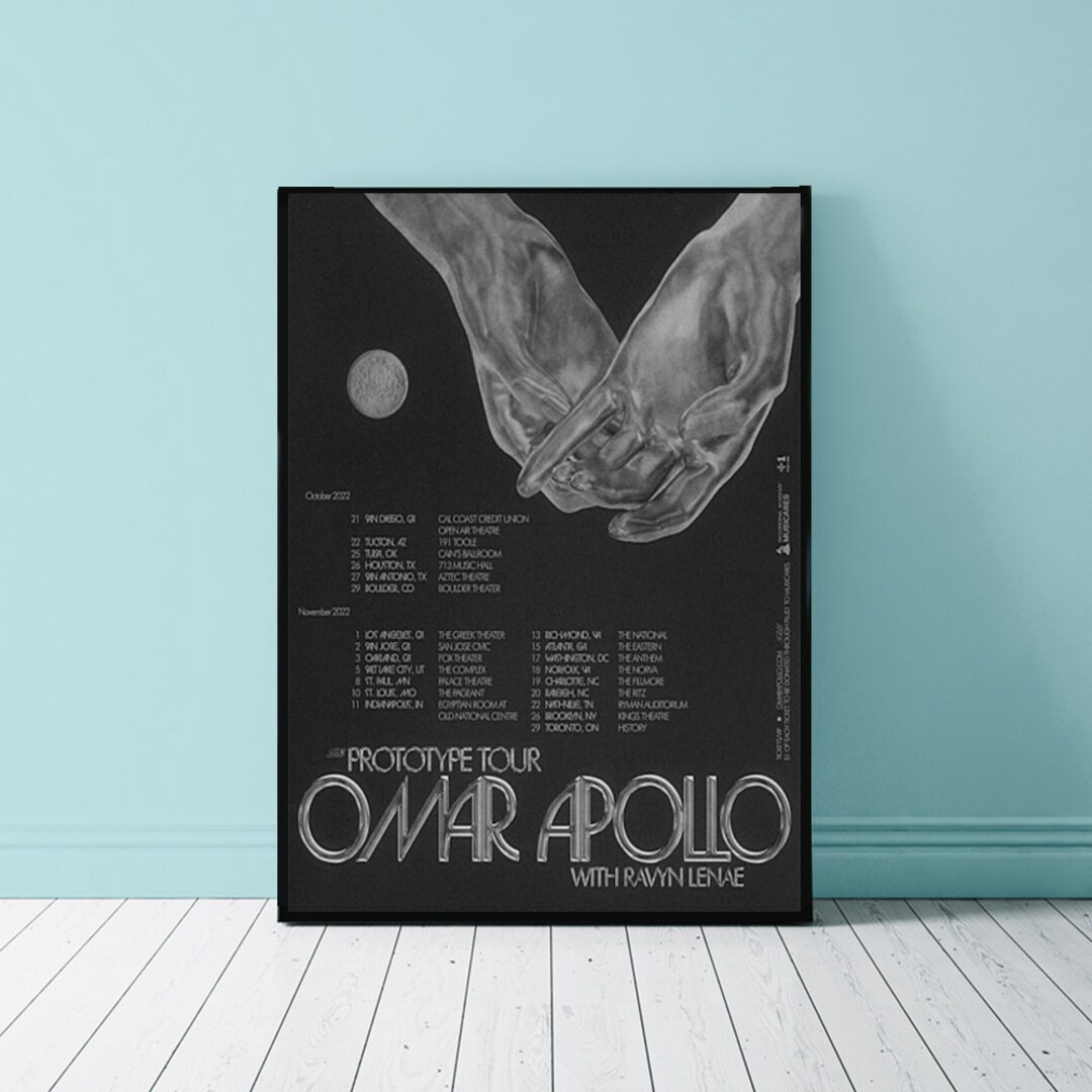 Tour New Steve Lacy Poster omar Apollo With Ravyn Lenae - Etsy