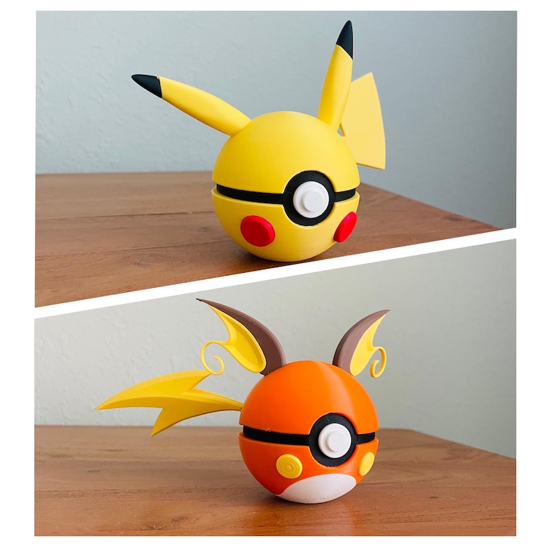 Pikachu & Raichu Ball - Etsy