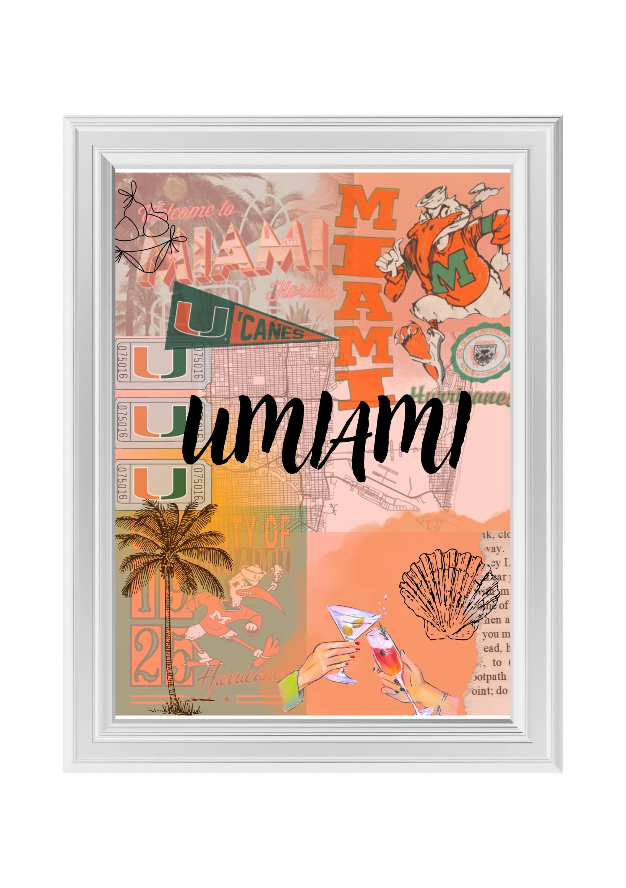 UMIAMI College Poster - Etsy
