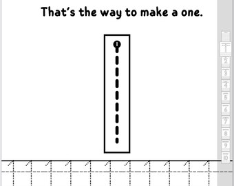 Number Formation Rhymes - Etsy