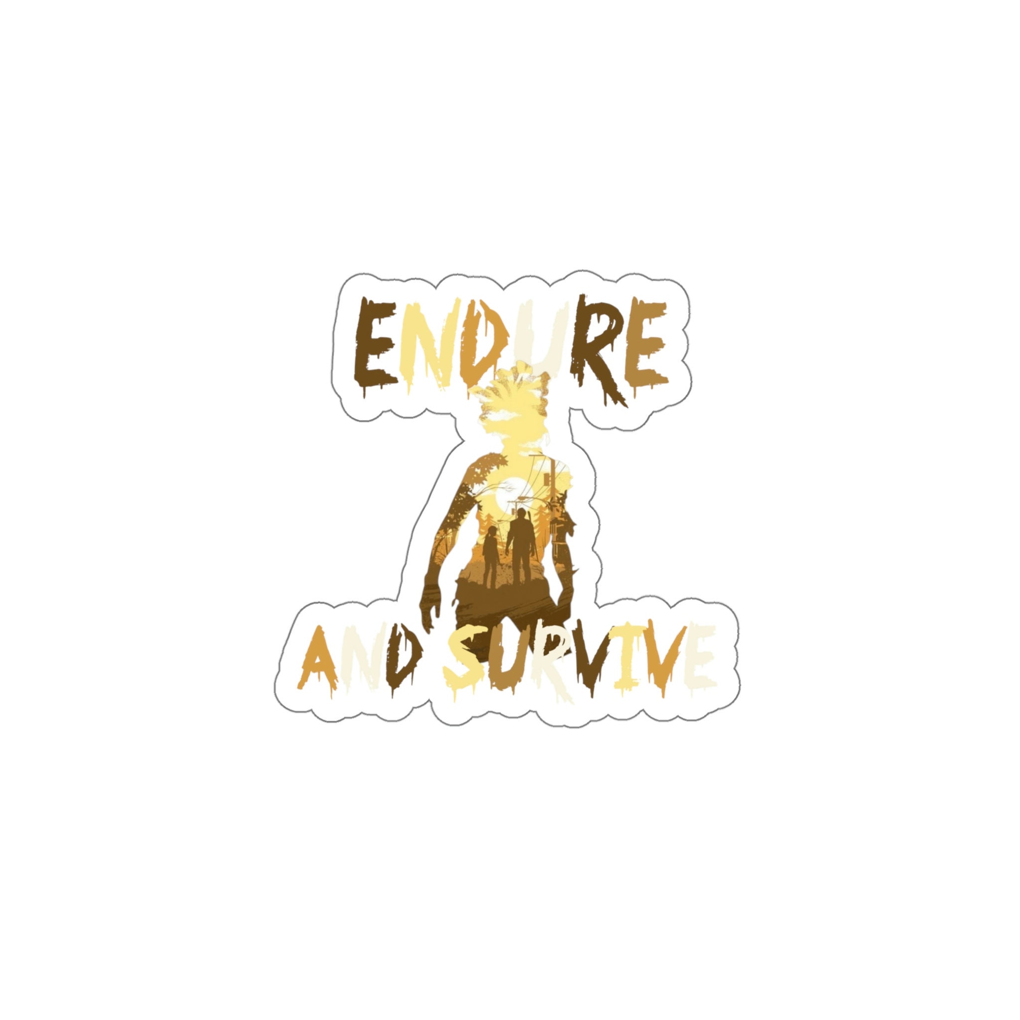 The Last OF Us Endure and Survive Sticker Joel and Ellie Decal Stickers ...