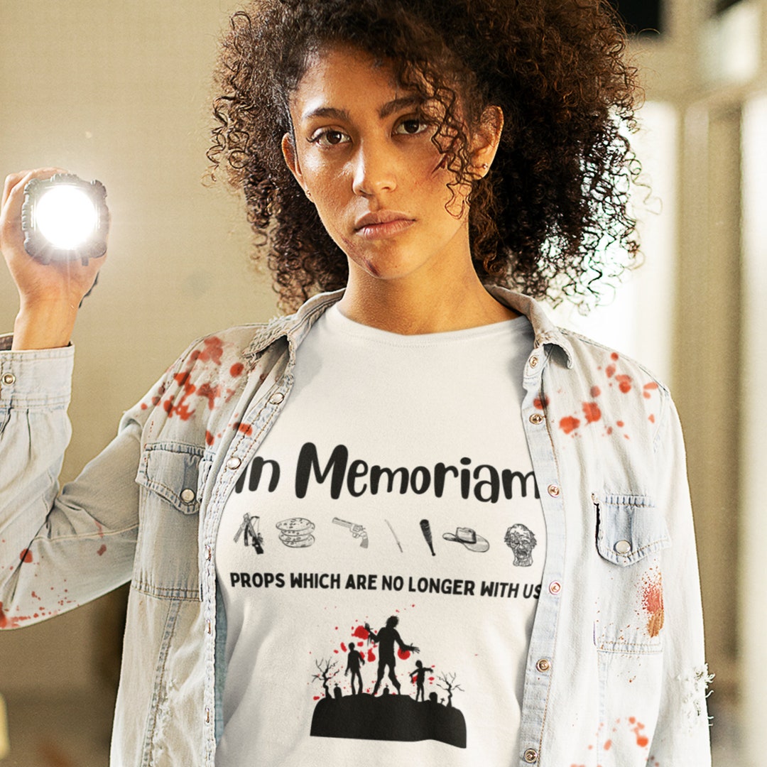 The Walking Dead Props T-shirt Funny Zombie Apocalypse Shirt Gift for ...