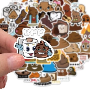STICKERS, Poop Emoji - Etsy