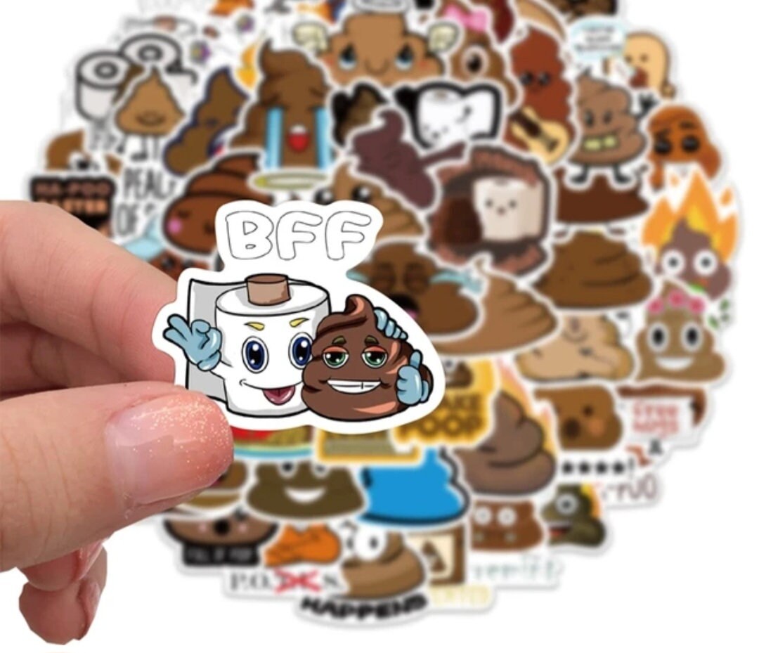 STICKERS, Poop Emoji - Etsy