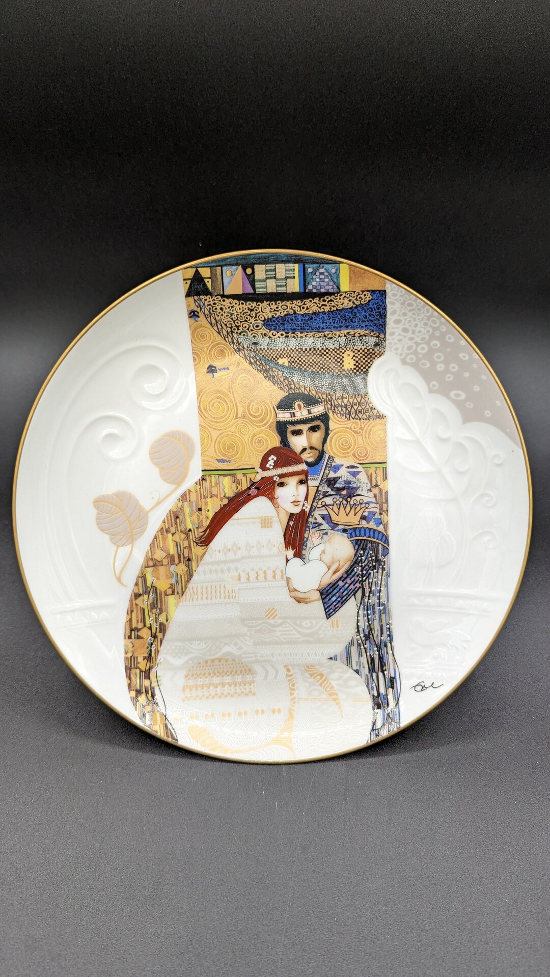 Edwin M. Knowles Collectors Plate "bathsheba and Solomon" Biblical ...