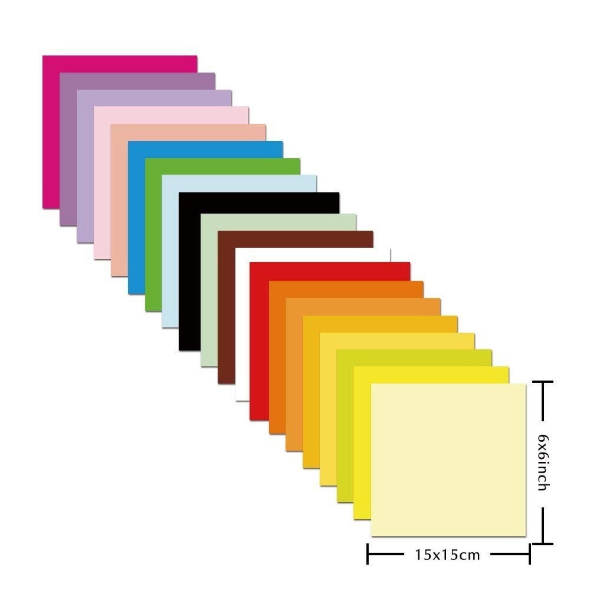 Origami Paper 500 Sheets 20 Vivid Colors Double Sided Colors - Etsy