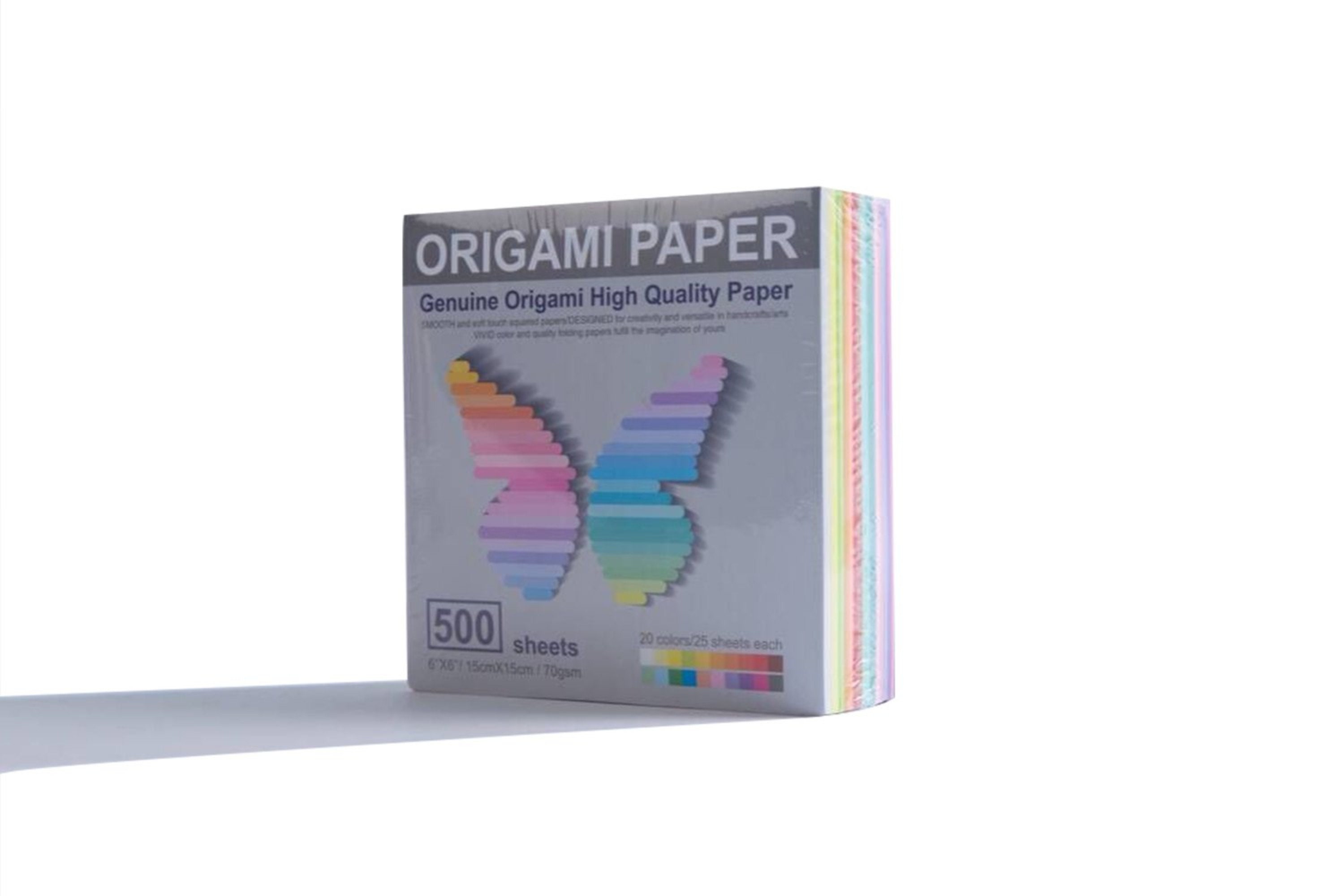 Origami Paper 500 Sheets 20 Vivid Colors Double Sided Colors - Etsy
