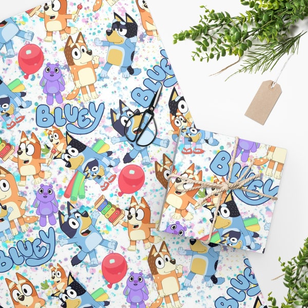Bluey Gift Wrap - Etsy