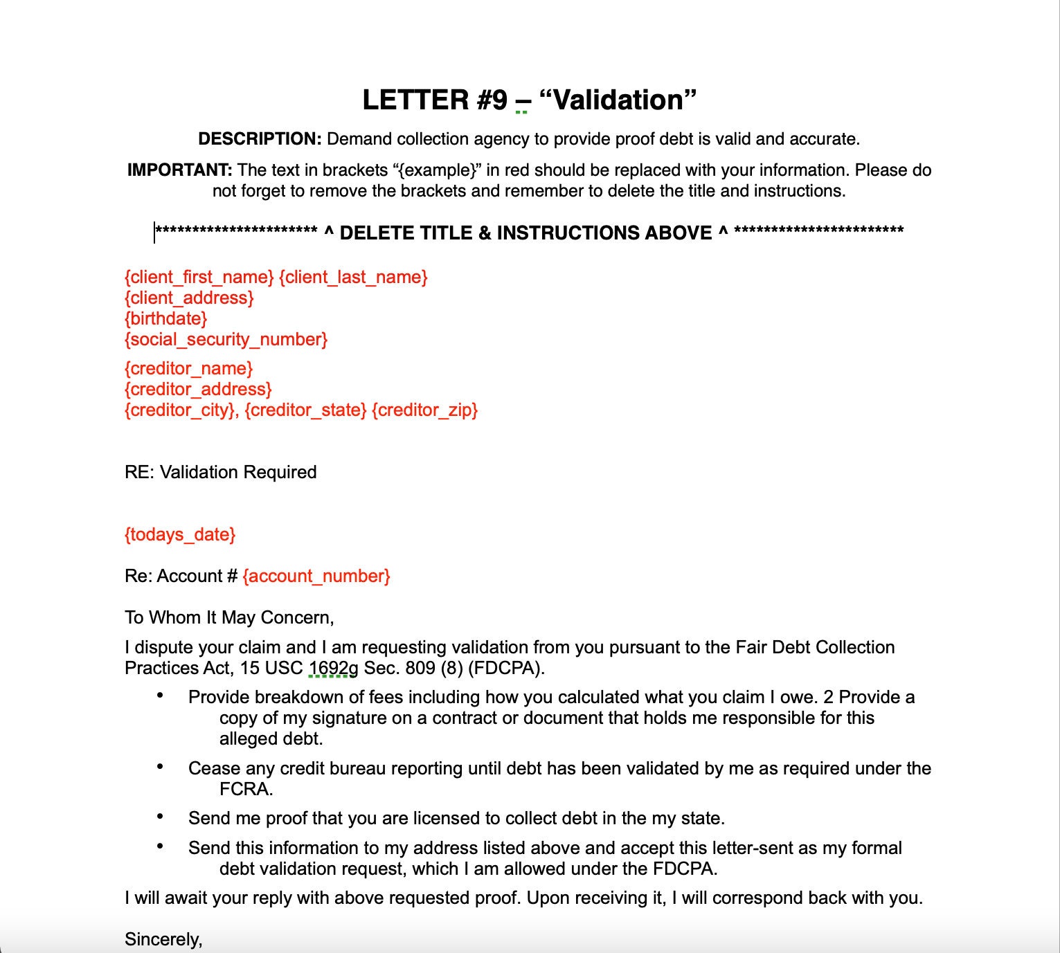10 Rounds of Dispute Letters, Dispute Letters, Credit Repair Dispute ...