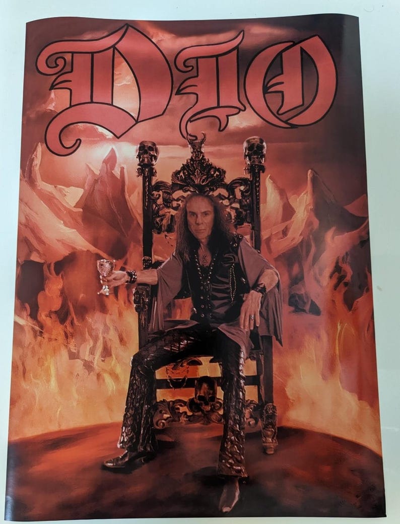 Electronic File of the DIO Poster From the Movie Tenacious D "the Pick ...