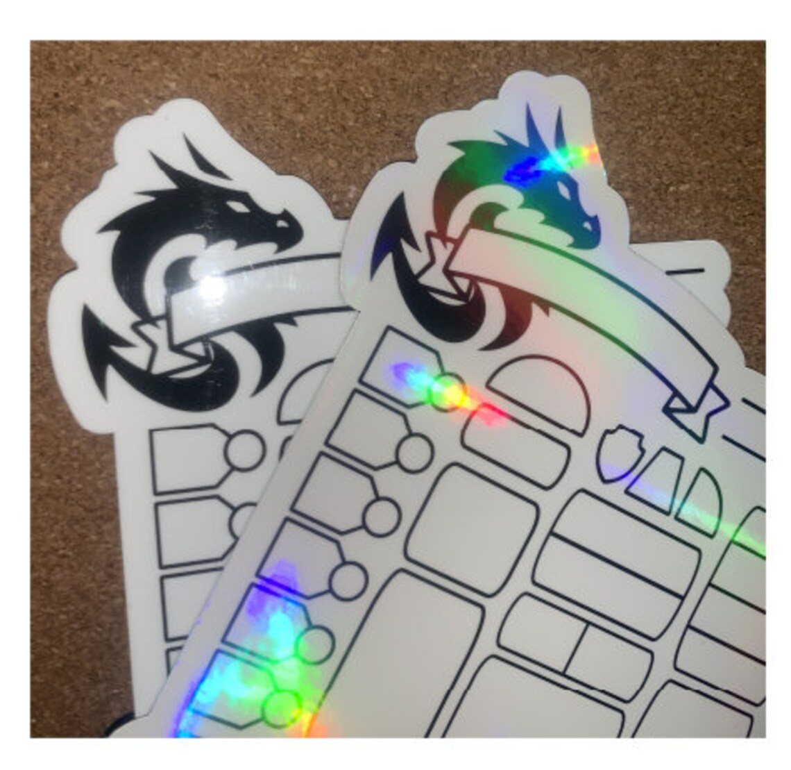 Dry Erase Dnd Mini Character Sheets Stickers and Magnets Available ...