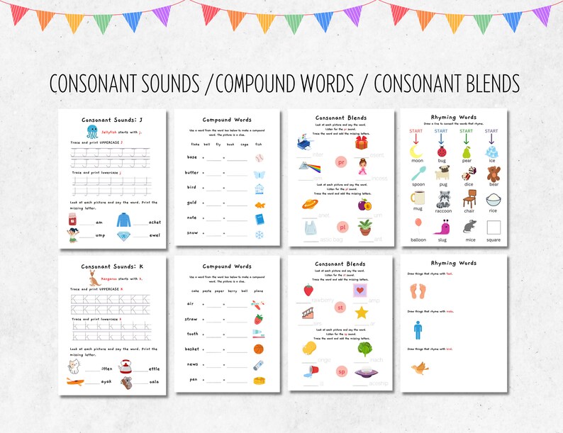 Preschool Pre-k Bundle Kindergarten Learning Bundle Morning Menu ...