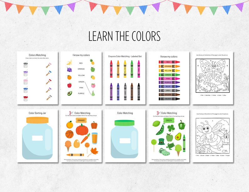 Preschool Pre-k Bundle Kindergarten Learning Bundle | Morning Menu ...