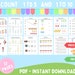 Learn to Count, Math Worksheet, Number Match, Count 1 to 10, Homeschool ...