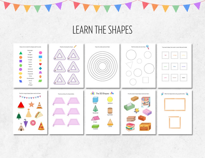 Preschool Pre-k Bundle Kindergarten Learning Bundle Morning Menu ...