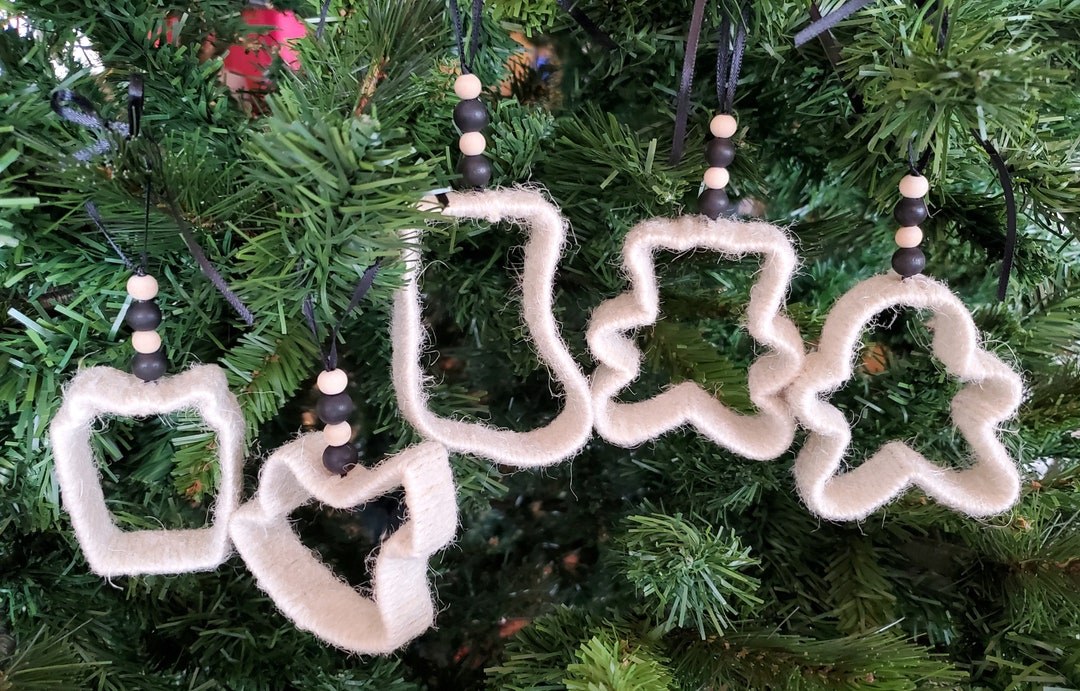 Twine Cookie Cutter Ornaments - Etsy
