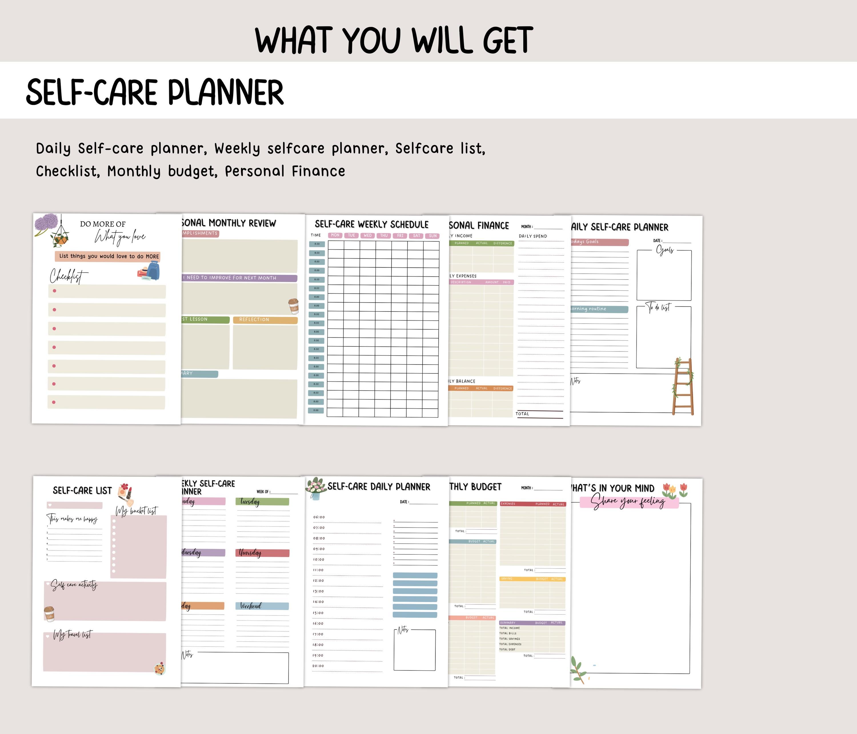 School Teacher Planner Printable Calendar 2025 Colourful Monthly ...