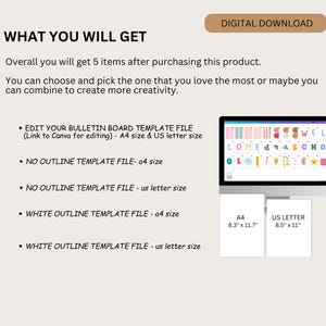 Welcome Back to School Editable Classroom Bulletin Board Kit Cute ...