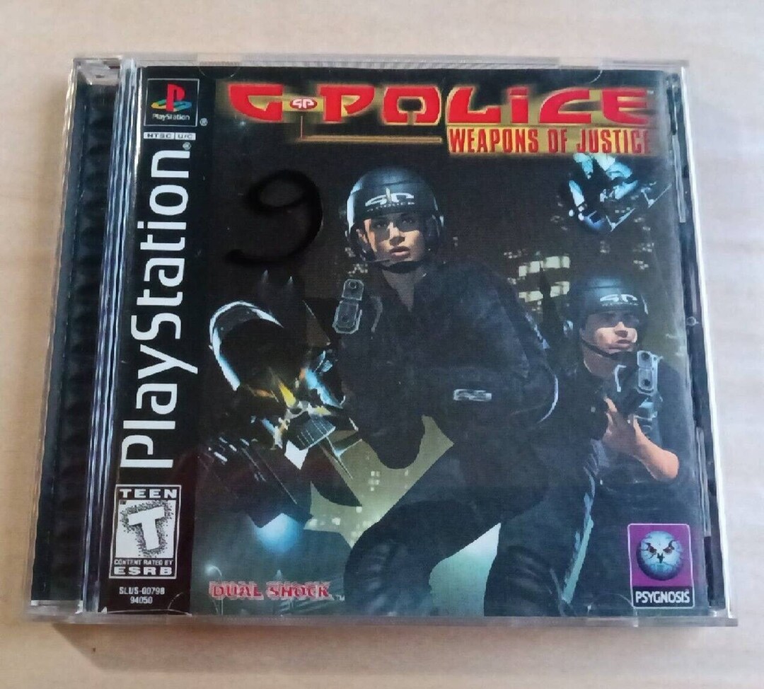 G-police Weapons of Justice Playstation 1 PS1 1999 - Etsy