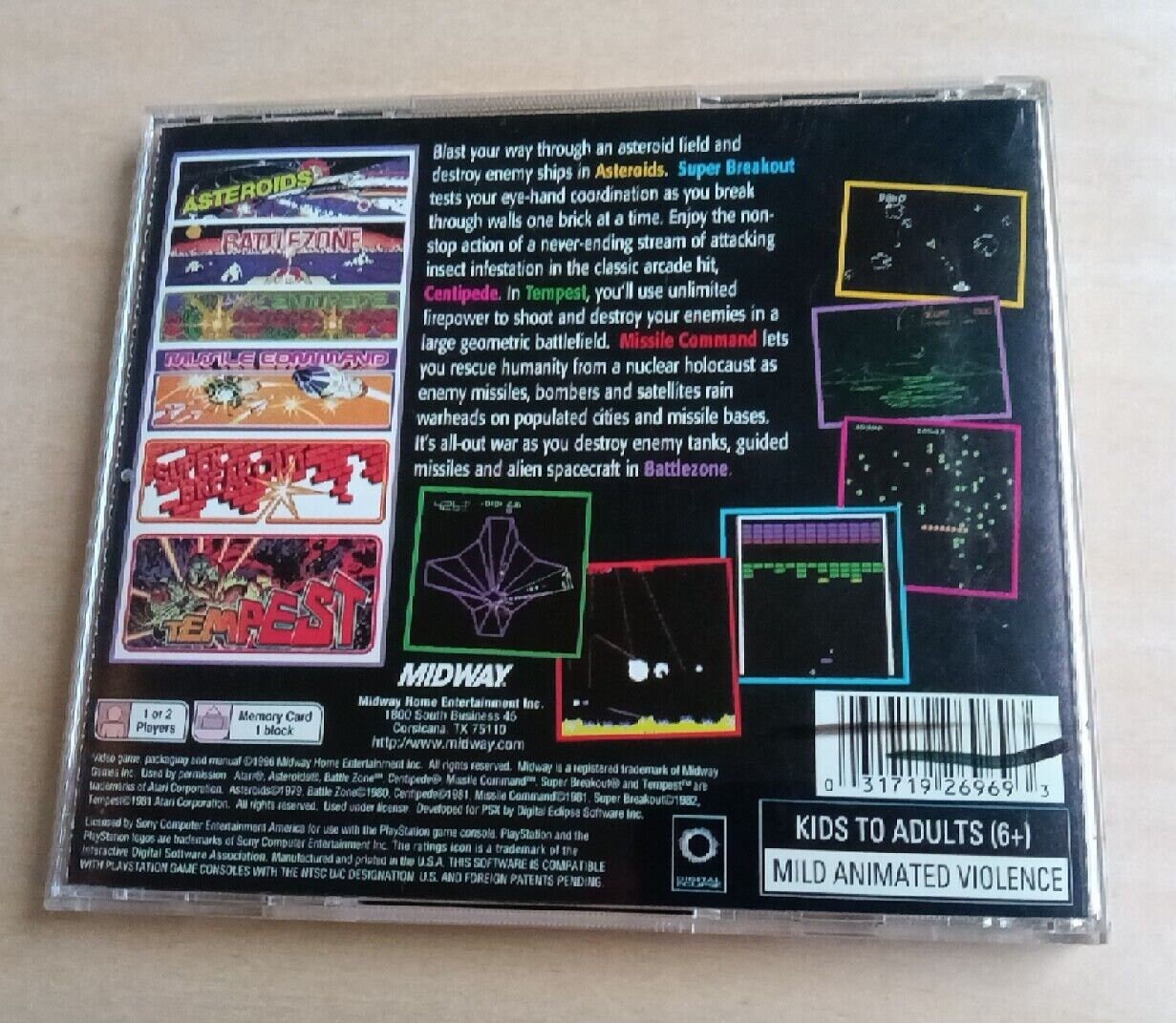 Arcade's Greatest Hits: the Atari Collection 1 sony - Etsy