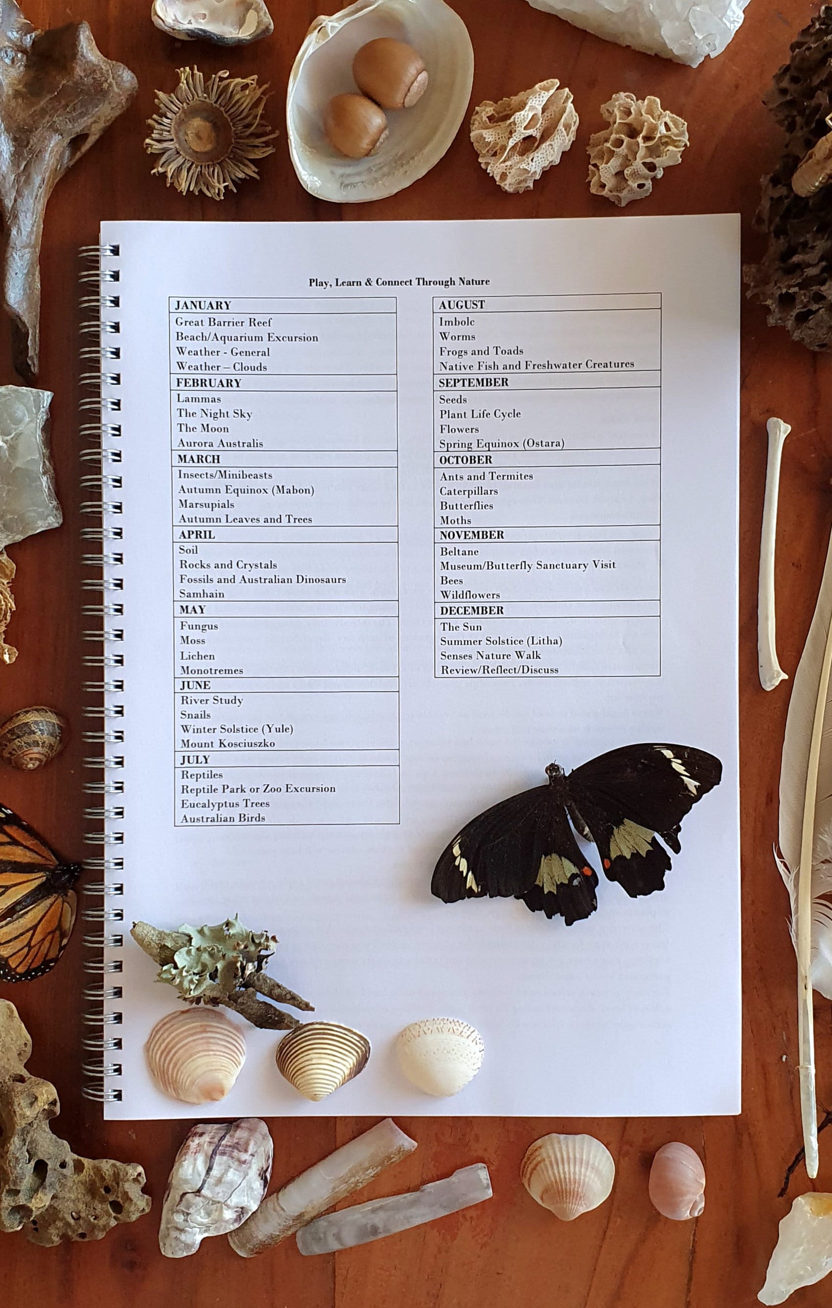 Play, Learn & Connect Through Nature - 52 Week Australian Nature Study ...