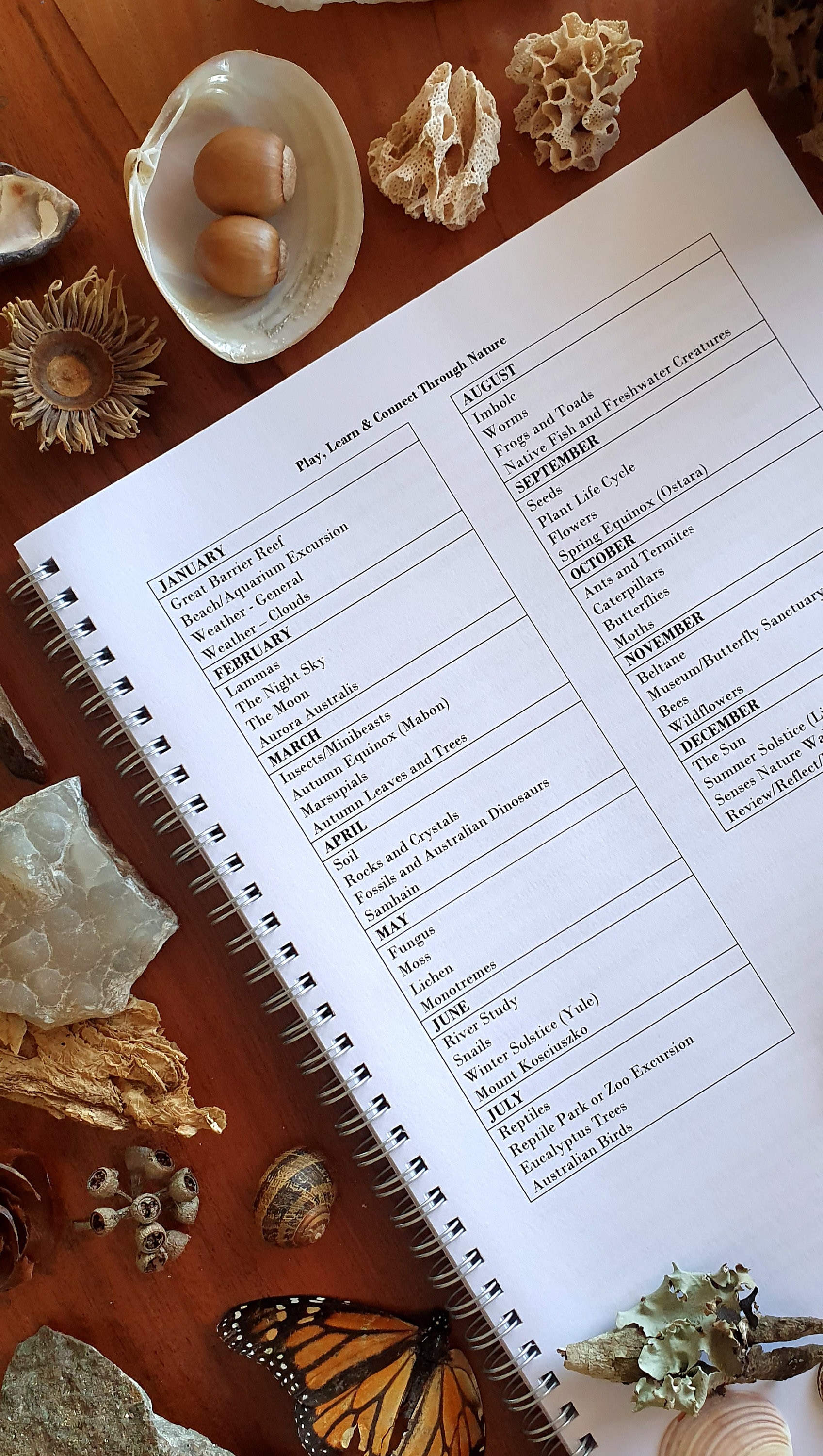 Play, Learn & Connect Through Nature - 52 Week Australian Nature Study ...