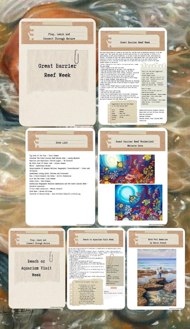 Great Barrier Reef Learning Unit - DIGITAL RESOURCE - Etsy Australia