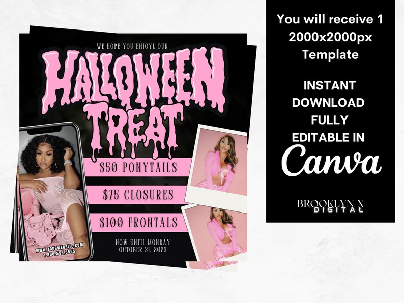 Halloween Sale Flyer, Fall Sale Template, October Flyer, Event Flyer ...