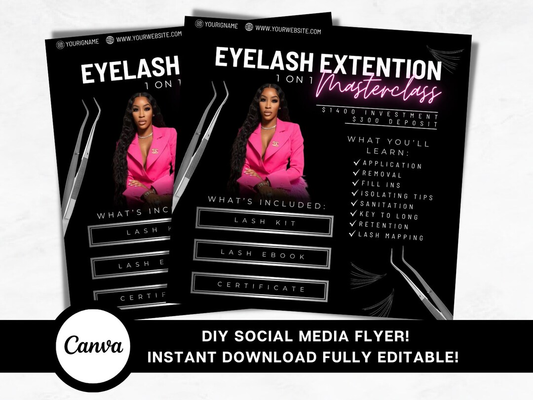Masterclass Flyer, Business Course Flyer, 1 on 1 Classes, DIY Custom ...