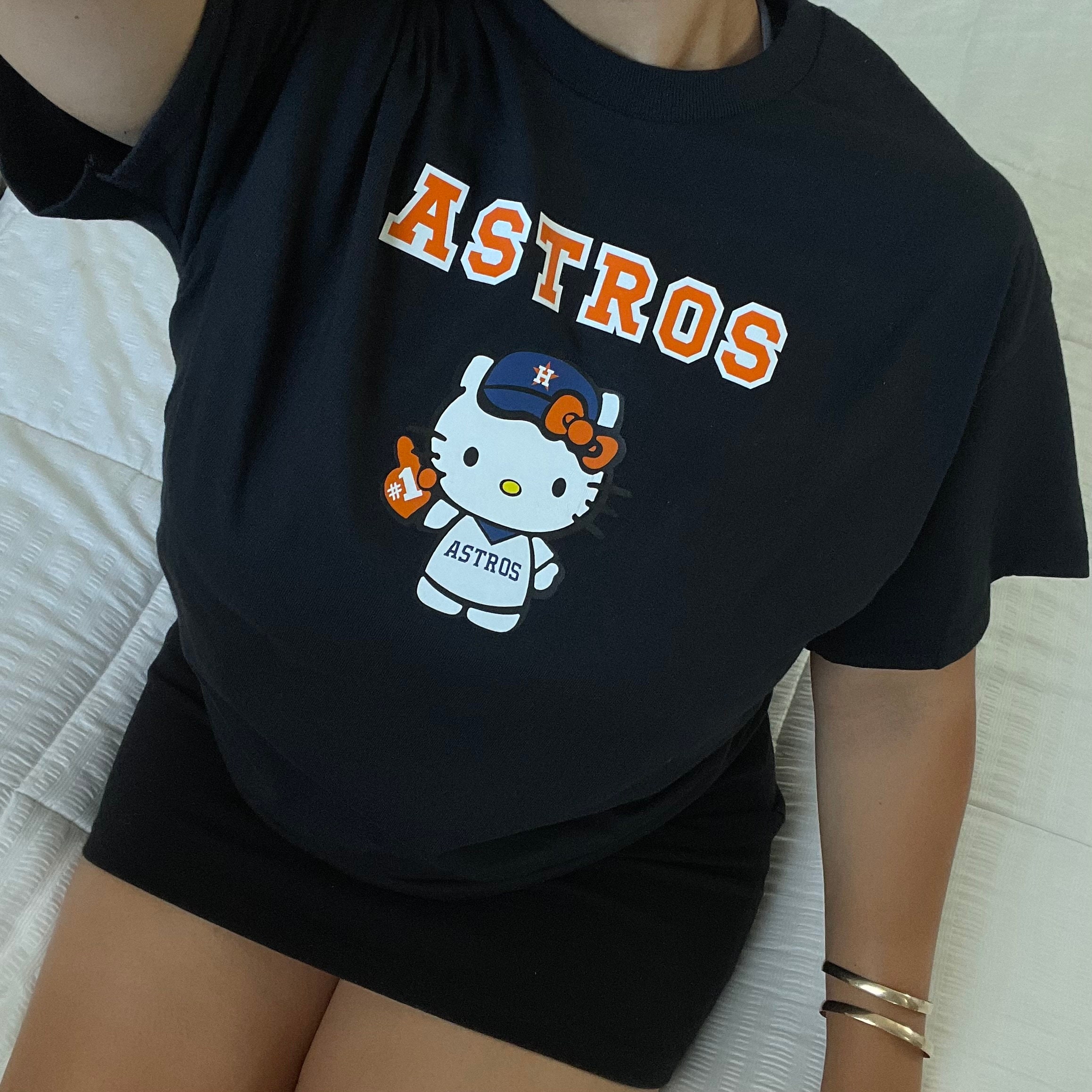 Hello Kitty Astros HK Astors Sanrio Baseball Graphic - Etsy