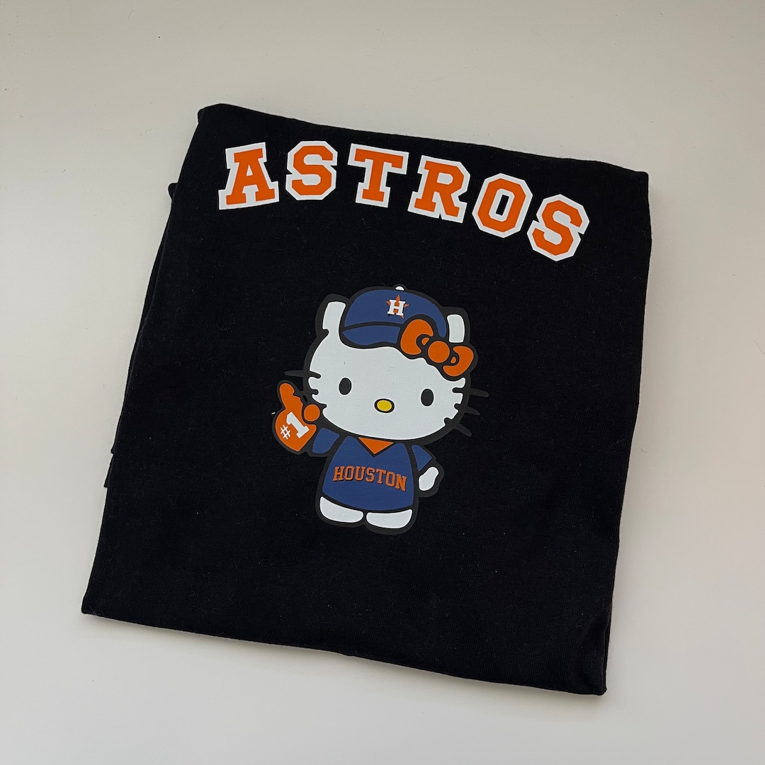 Hello Kitty Astros HK Astors Sanrio Baseball Graphic - Etsy