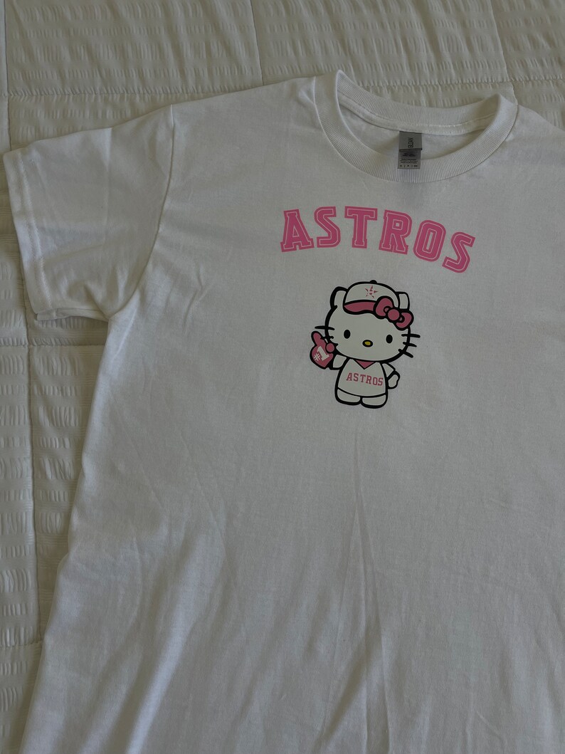 Hello Kitty Astros HK Astors Sanrio Baseball Graphic - Etsy
