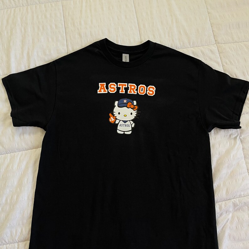 Hello Kitty Astros HK Astors Sanrio Baseball Graphic - Etsy