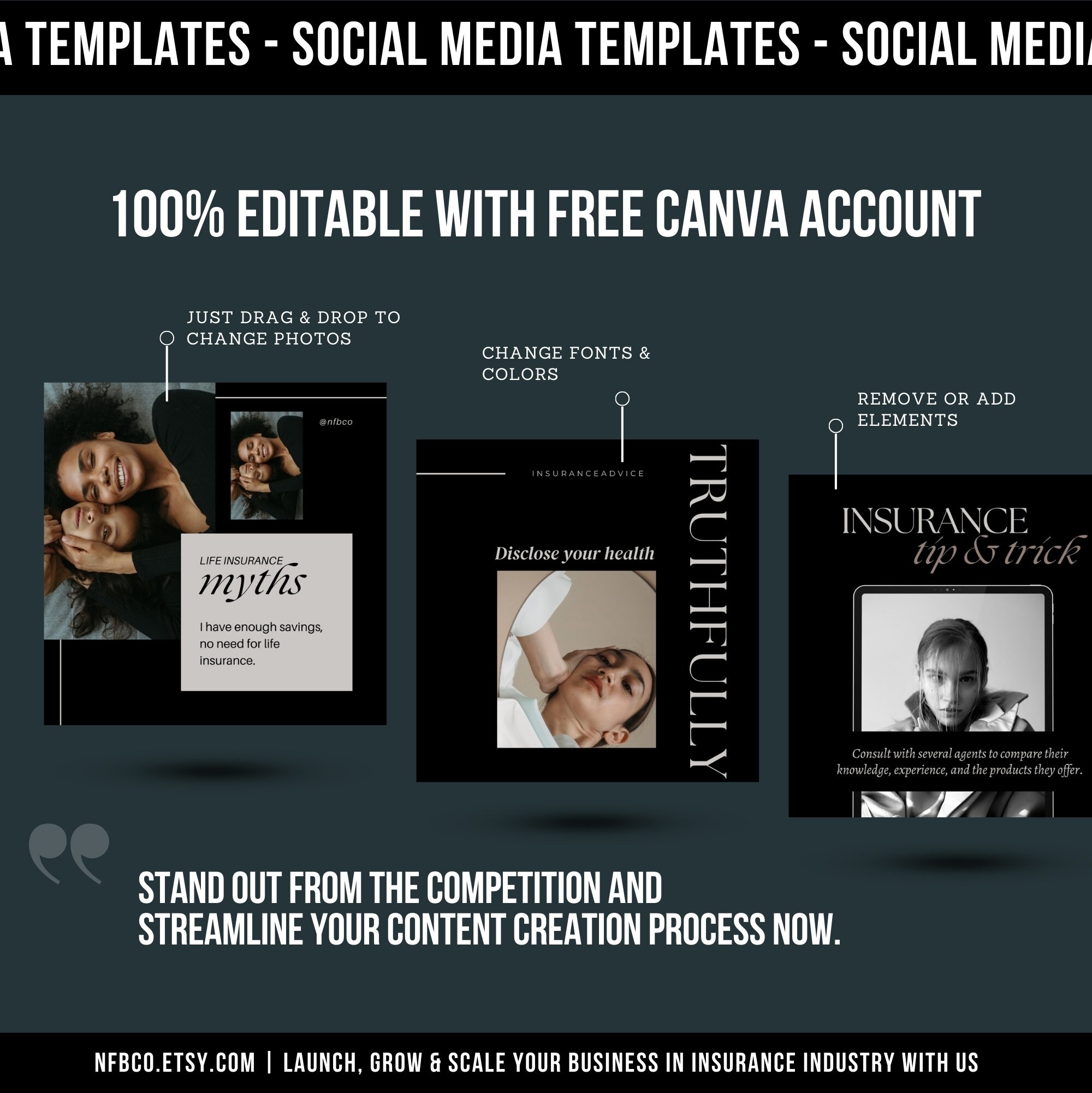 Life Insurance Instagram Post, Insurance Broker Social Media Marketing ...