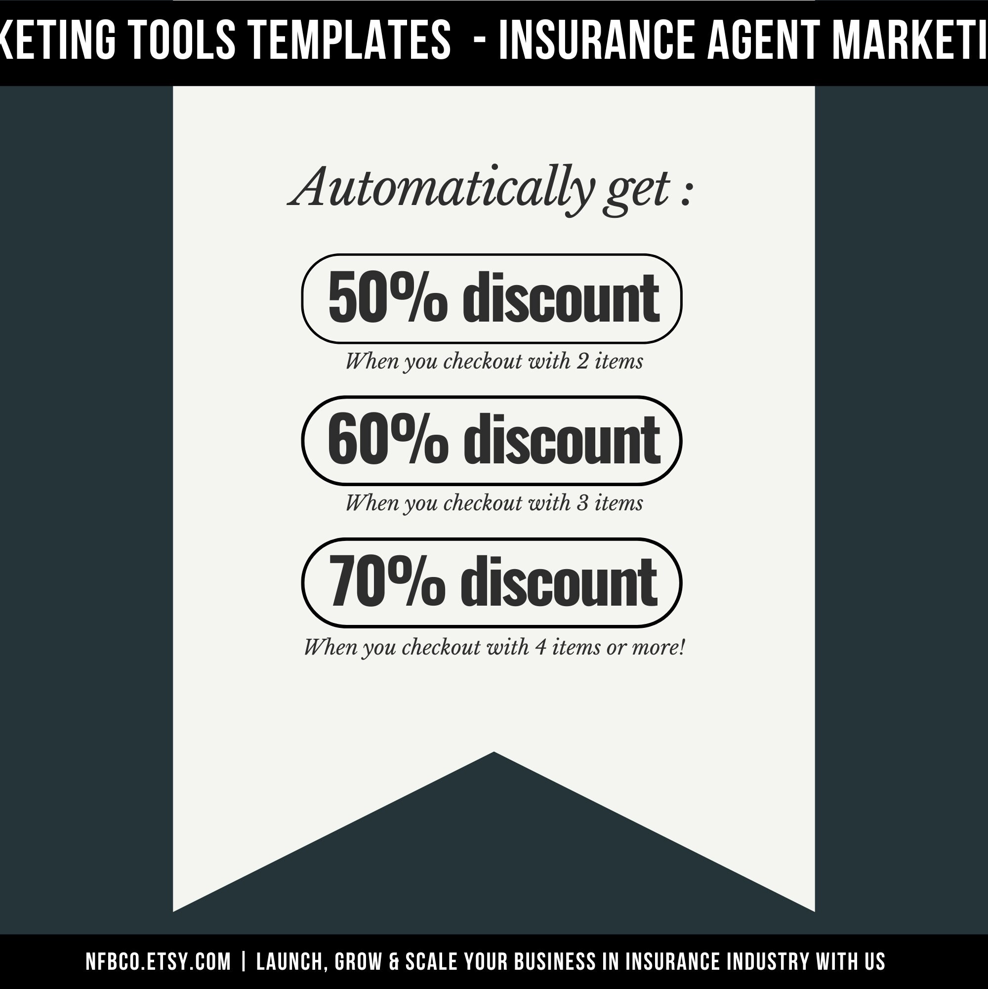 Insurance Agent Marketing Poster, DIY Flyer Template (canva) - Etsy