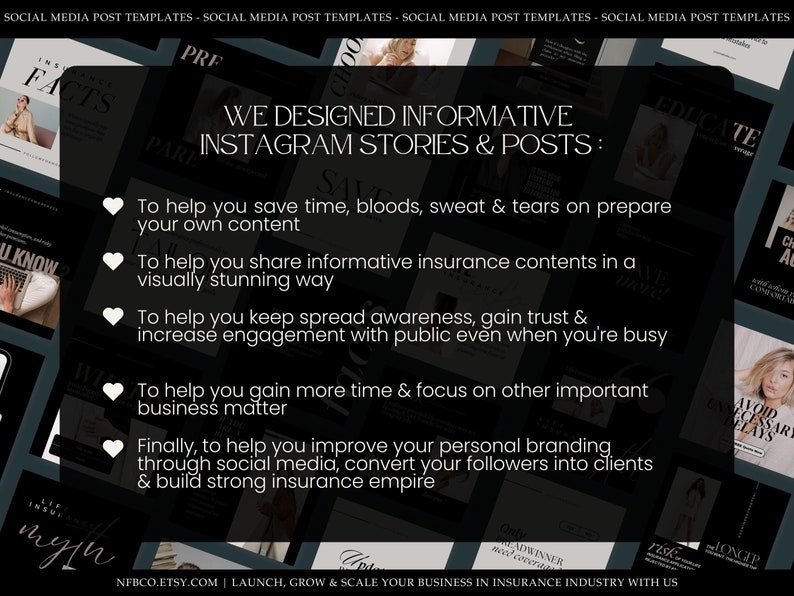 Aesthetic Life Insurance Instagram Posts, Insurance Broker Social Media ...