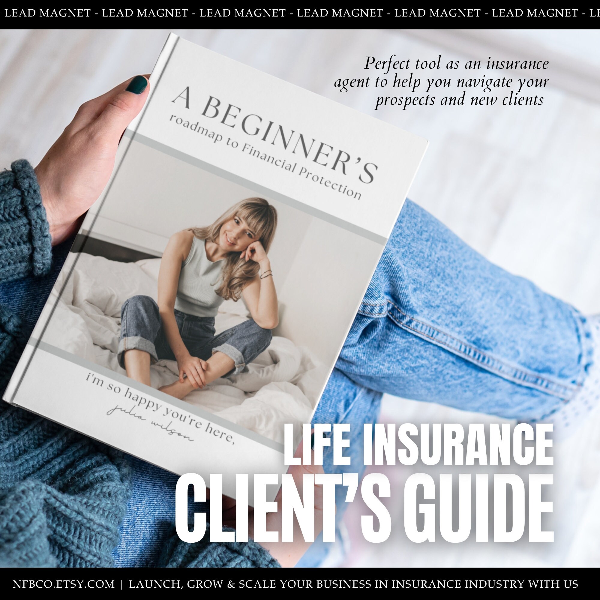 Insurance Client Guide Client Onboarding Printable Ebook Lead Magnet ...