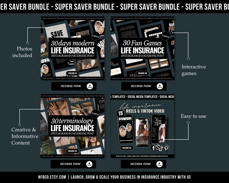 Life Insurance Facebook Instagram Content Agent Branding | Insurance ...