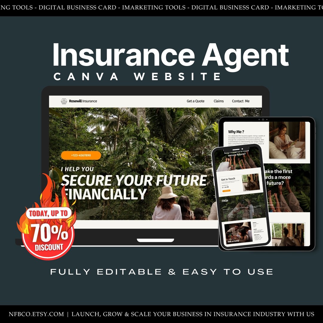Insurance Agent Portfolio Template | Insurance Broker's Professional ...