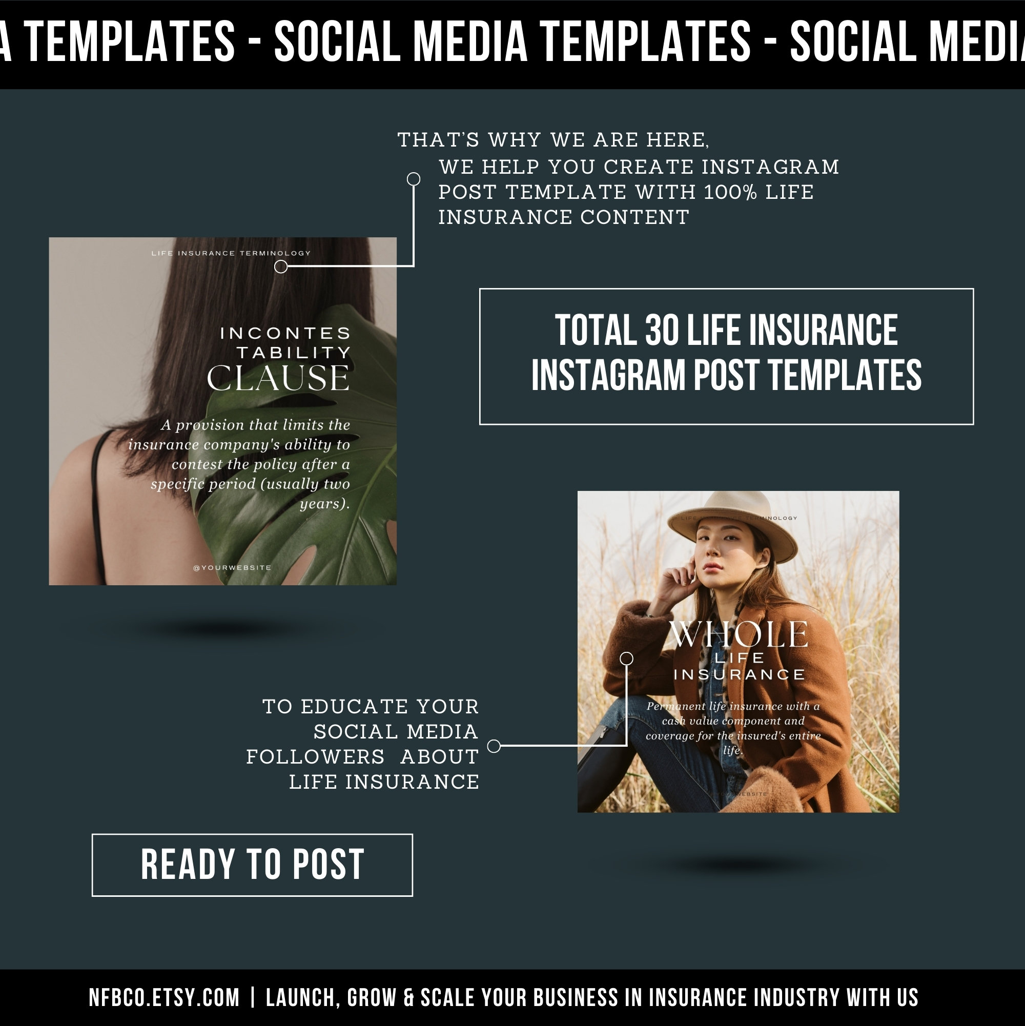 Instagram Template Insurance Terminology, Glossary, Insurance Modern ...