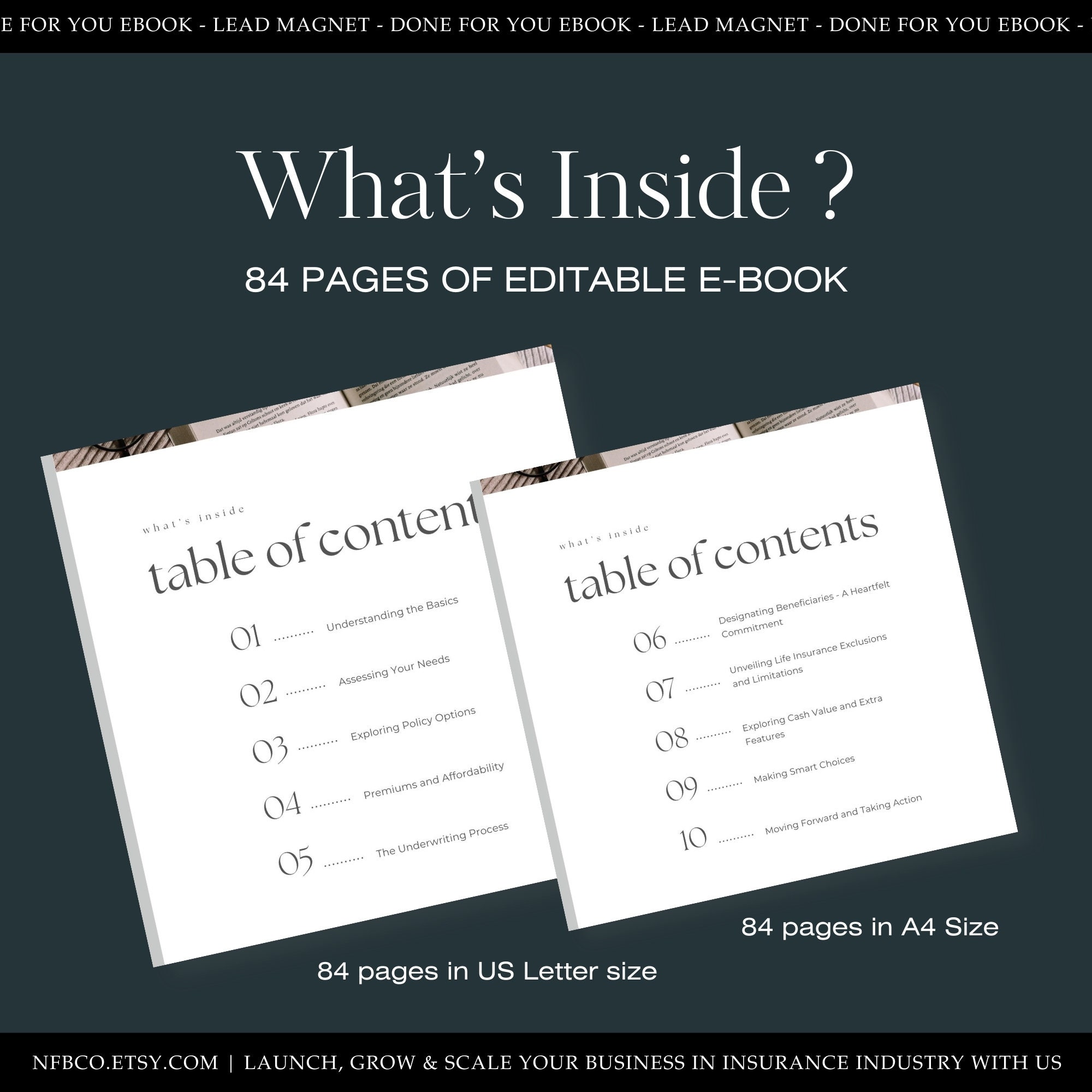 Insurance Client Guide Client Onboarding Printable Ebook Lead Magnet ...